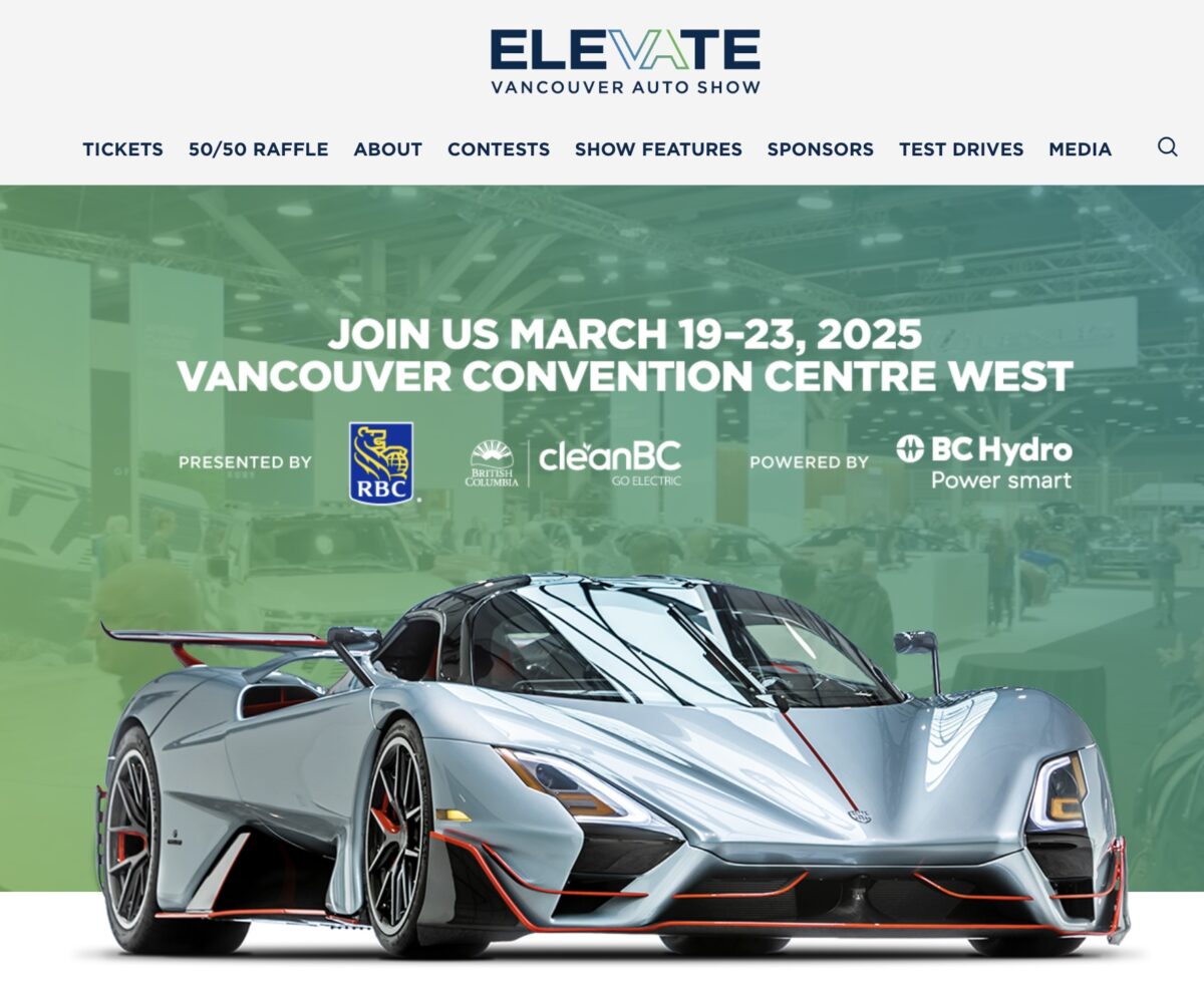 Elevate Vancouver Auto Show – WestVancouver.com – West Vancouver, BC